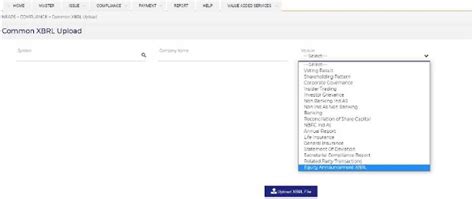 Filing Of Announcements In Xbrl Format On Neaps Platform