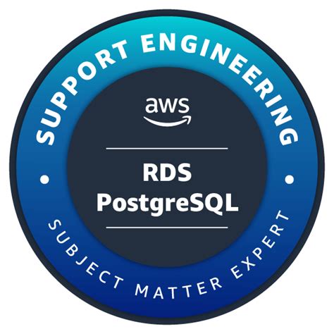 Rds Postgresql Subject Matter Expert Credly
