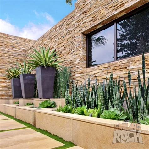 Sparta Stack Stone Wall Cladding Smiling Rock Melbourne