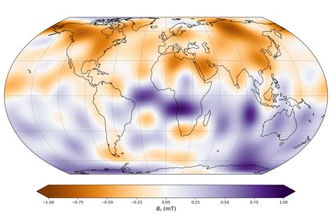 Create A Global Map — Chaosmagpy 015 Documentation