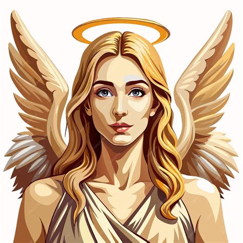Woman Angel Clipart Vector Illustration Premium Ai Generated Vector