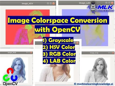 Opencv Tutorial Image Colorspace Conversion Using Cv2cvtcolor