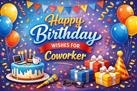 100 Best Happy Birthday Wishes For Coworker Short And Sweet