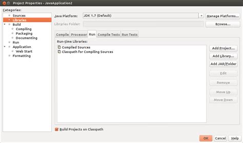 Equivalent Of Order And Export Of Eclipse In Netbeans Stack Overflow
