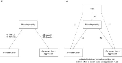 Sex Differences In Same Sex Direct Aggression And Sociosexuality The Role Of Risky Impulsivity