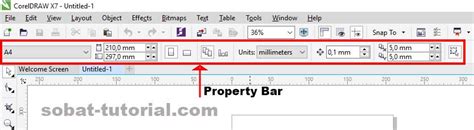 Cara Menampilkan Property Bar Coreldraw Dengan Mudah Sobat Tutorial