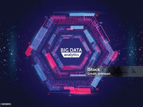 big data connection structure abstract element with lines dots and