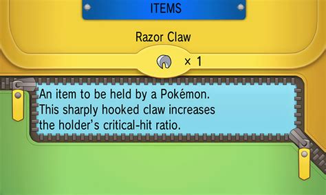 How To Get Razor Claws In Pok Mon Oras Guide Strats