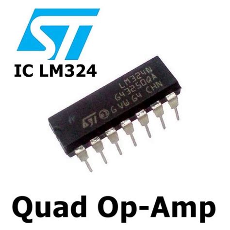 Jual Ic Op Amp Lm324 Ic Lm324 Lm324 Lm 324 Lm324n Lm 324n Ic Quad