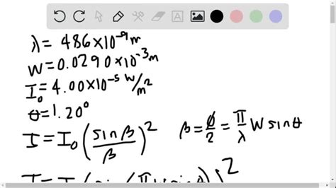 Solved Monochromatic Light Of Wavelength 486 Nm From A Distant Source Passes Through A Slit That