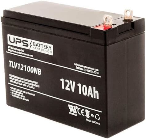 Amazon.com: XINNENG 6FM10 12V 10Ah Nut & Bolt Compatible Battery (L ...