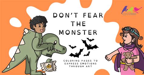 Dont Fear The Monster Coloring Pages — Cj Corki Can You Find Did