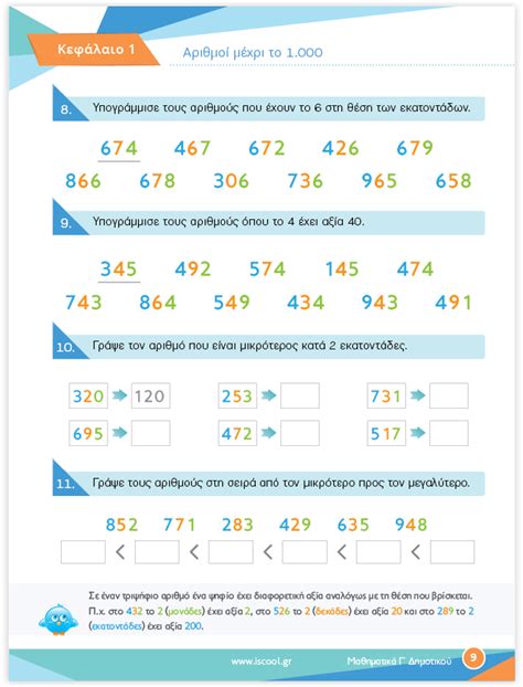 Μαθηματικά Γ Δημοτικού Τευχ Α Διαβάζω και Μαθαίνω με Iscool Iscool