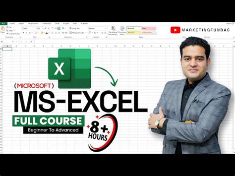 Learn MS Excel Full Course In Hindi Microsoft Excel Full Course Tutorial Excel Complete