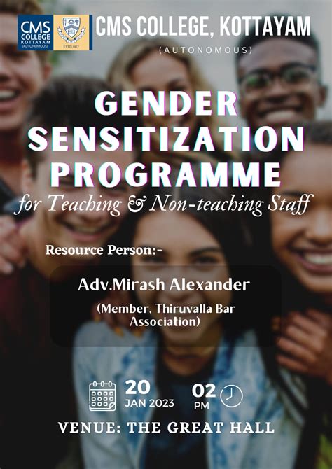 Gender Sensitization Programme Cms College Kottayam