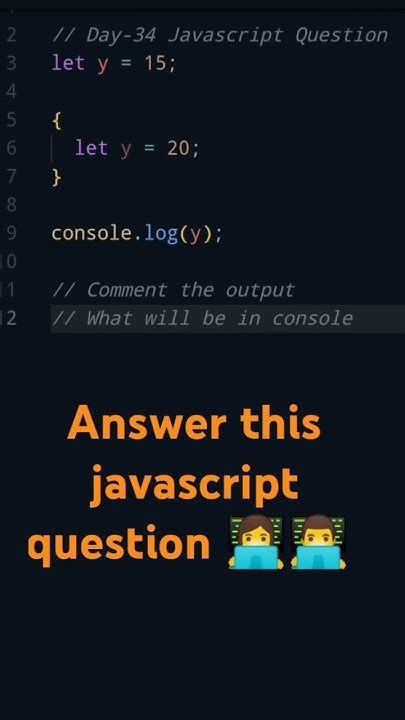 Day 34 Javascript Question Javascript Javascriptlearning