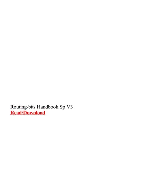 Routing Bits Handbook Sp V3 Pdf Domain Name System Computer