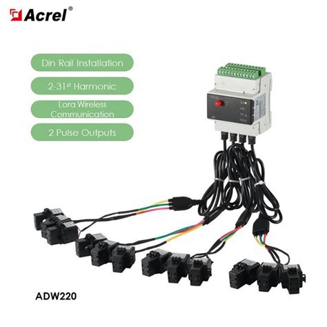 Ce Approval Din Rail Multi Circuits Lora Wireless Power Meter China