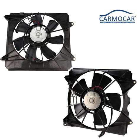 Ac Condenserandradiator Fan Assembly For 2008 2012 Honda Accord
