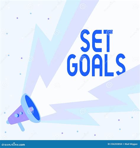 Conceptual Display Set Goals. Business Overview Defining or Achieving Something in the Future ...