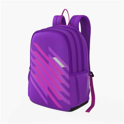 School Bag 3d Model Download