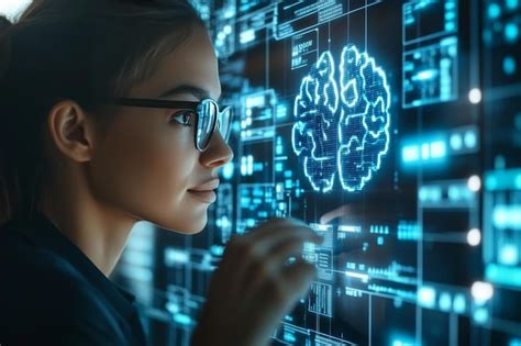 Behavioral Neuroscience Synaptic Plasticity Futuristic Concept Of Woman