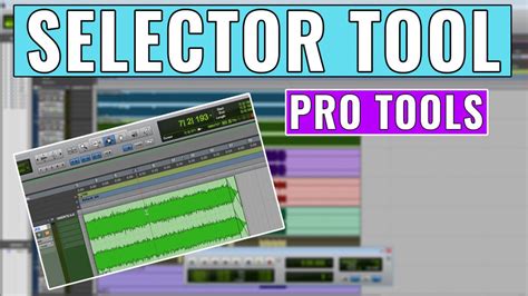 How To Use The Selector Tool In Pro Tools Pro Tools Help