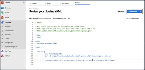 Azure Devops Integration Lambdatest