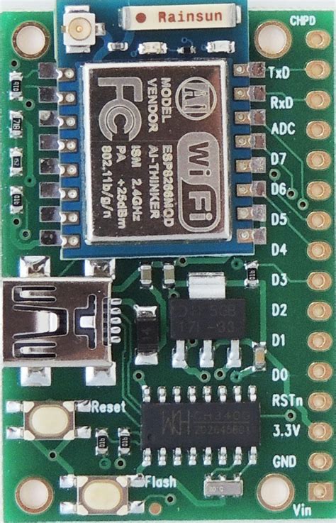 Esp8266 Breakout Board Now With 1024k Flash From Ddebeer On Tindie