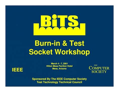 PDF Burn In Test Socket Workshop Wafer Level Burn In And Test Burn In And Test Socket
