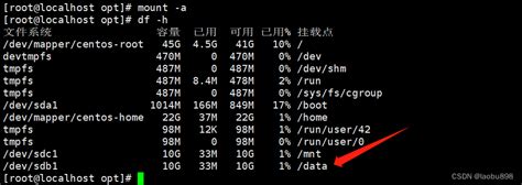 如何在linux文件中永久挂载文件 linux永久挂载 csdn博客