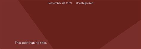 Post Title Return No Markup If Title Is Empty · Issue 35224 · Wordpressgutenberg · Github