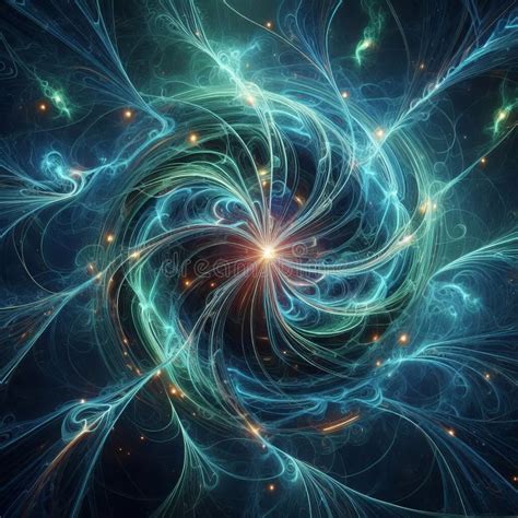 Electric Field A Close Up Of An Electric Field Surrounding A Wir Stock