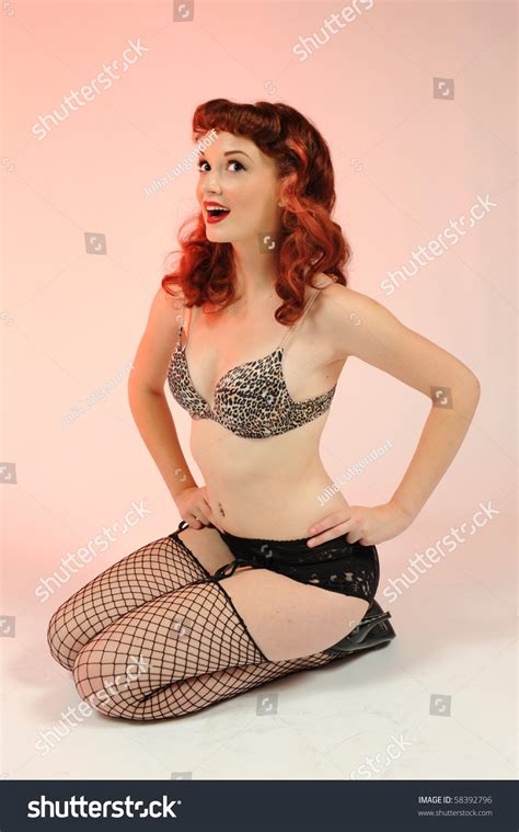 Sexy Pin Girl Classic Pin Pose Stock Photo Shutterstock