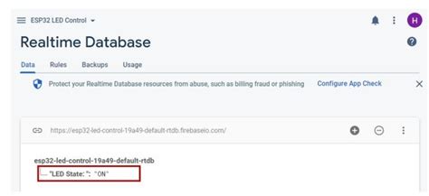 ESP Receive Data From Google Firebase And Control Outputs