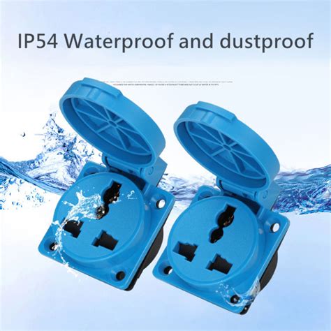 Waterproof Industrial Socket Ip54 10 16a Ac Power Socket Industrial Plug Electrical Socket With
