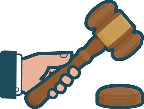 Judge Hand Holding A Judge Gavel Symbol Of Law Justice And Punishment