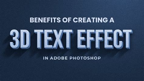 How To Make 3d Text In Photoshop 2025 Updated