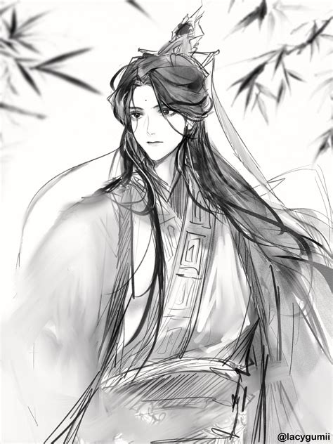 Shen Qingqiu Renzha Fanpai Zijiu Xitong Drawn By Lacyy Danbooru