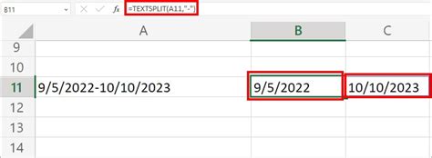 How To Separate Dates In Excel