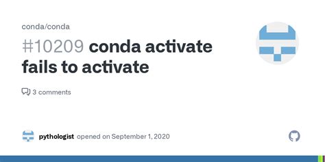 Conda Activate Fails To Activate Issue 10209 Conda Conda GitHub