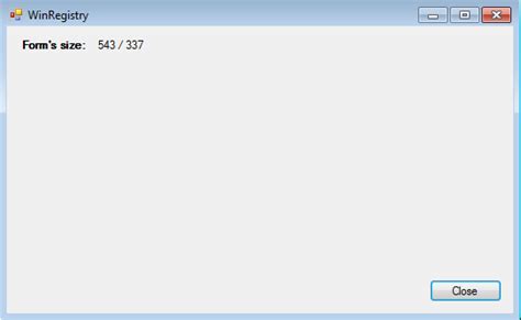 Read And Write Windows Registry To Store Data Using C