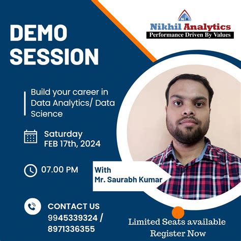 Nikhil Analytics On Linkedin Link To Register For Demo