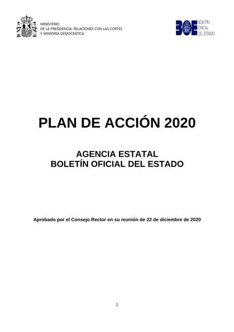 Pdf Plan De Acción Anual 2020se Produce Con Arreglo Al Plan De Acción Anual Bajo La Vigencia
