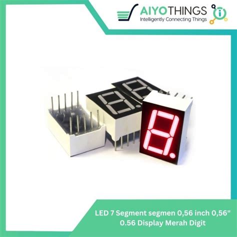 jual led 7 segment 0 56 inch display merah digit shopee indonesia