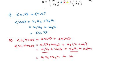 solved determine which of the four inner product axioms do not hold