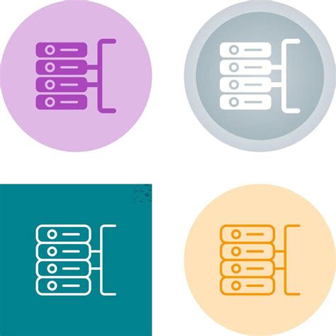 Database Vector Icon 40780620 Vector Art At Vecteezy