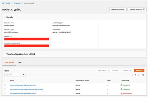 Evaluate Amazon DocumentDB With MongoDB Compatibility Configurations Using AWS Config AWS