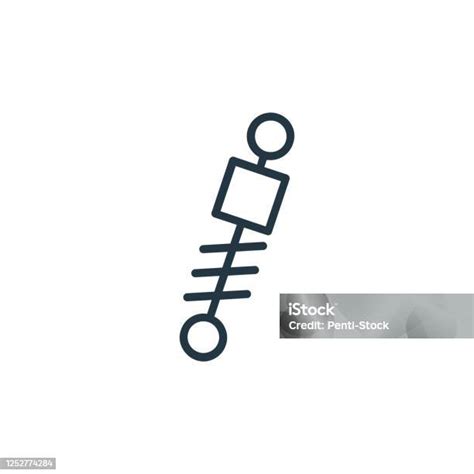 충격 벡터 아이콘입니다 충격 편집 가능한 스트로크 웹 및 모바일 앱 로고 인쇄 매체에 사용하기 위한 충격 선형 기호입니다 얇은