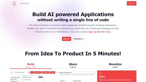 The Forge Ai Create Ai Apps Without Writing Code